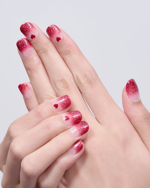 Sweet Nervousness(Handmade)/Short Squoval|manicure|real nail gel ...