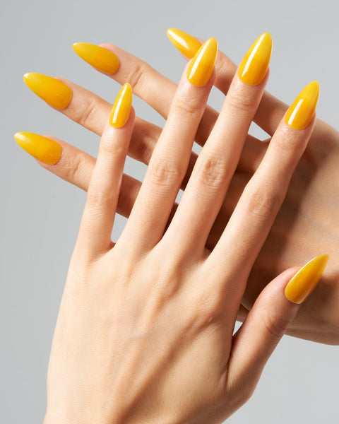 Mango Tango(Handmade)|manicure|real nail gel|summer|tropic|orange ...