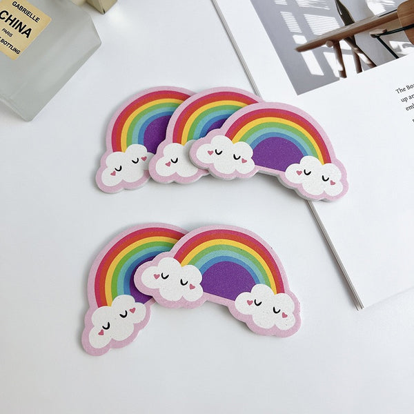 Rainbow Cloud Nail Buffer – Glamermaid Glam