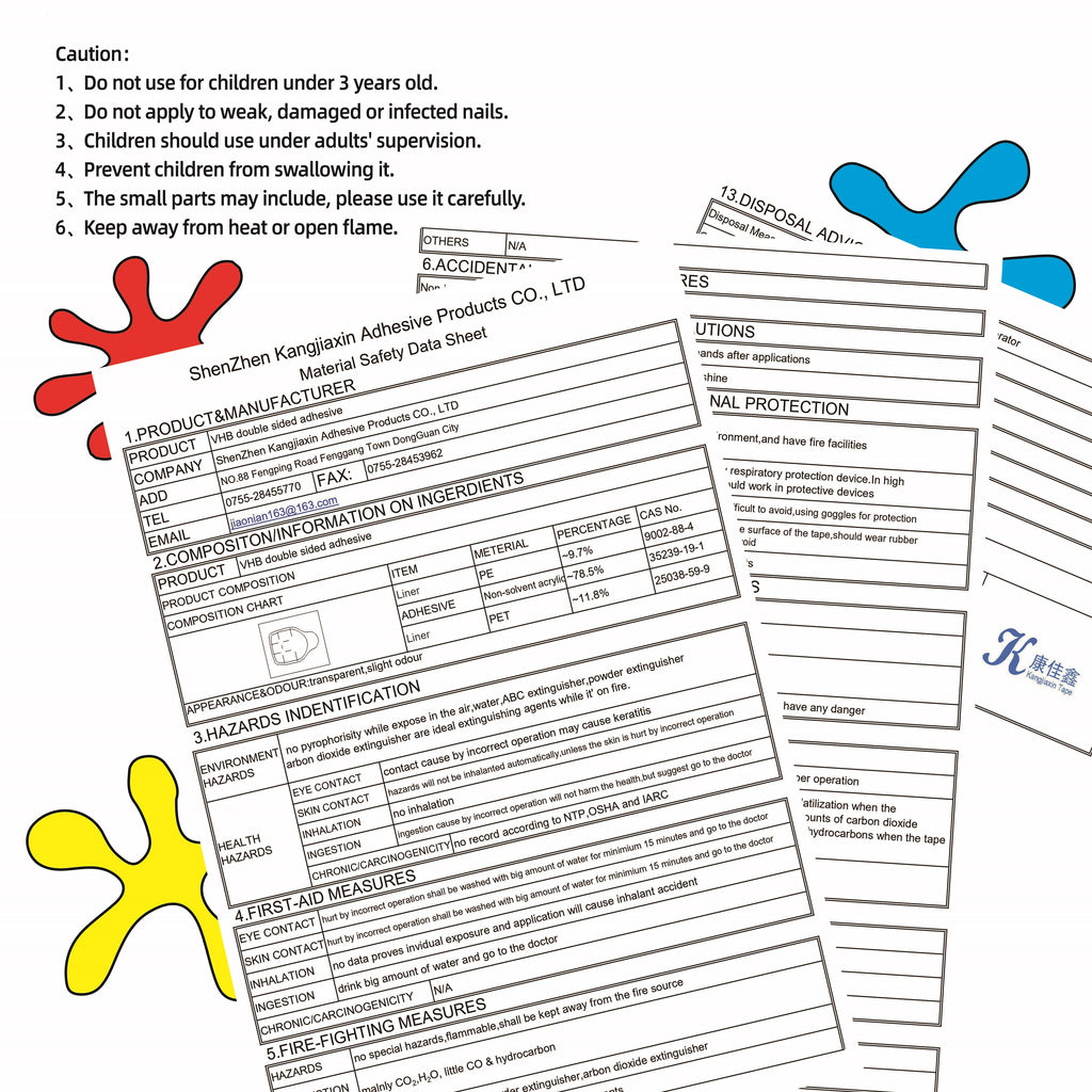 Pasture|Presson nails|kids|white|red|design|glossy|round|short|daliy ...